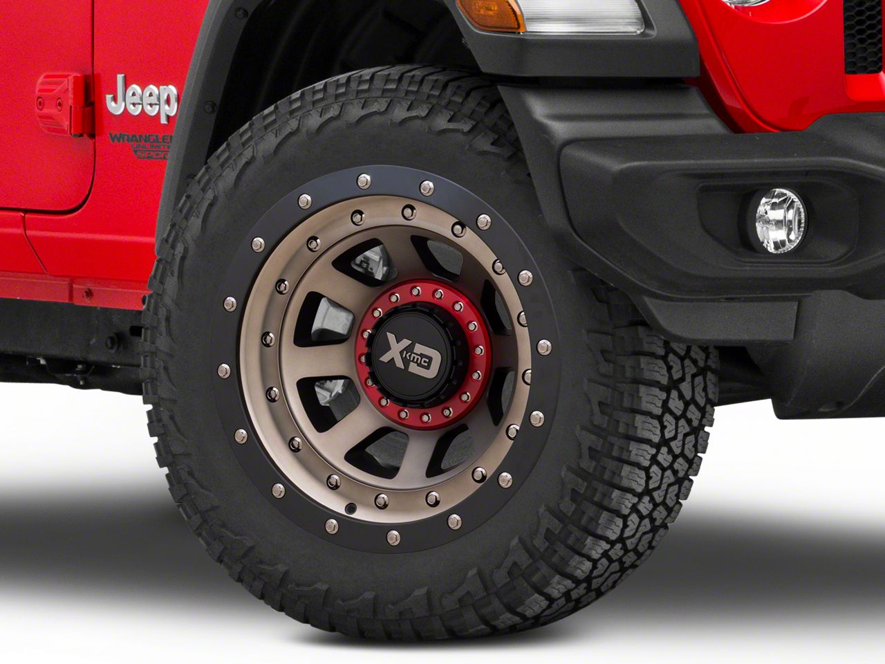 XD Jeep Wrangler FMJ Satin Black Dark Tint Wheel; 20x12; -44mm Offset ...