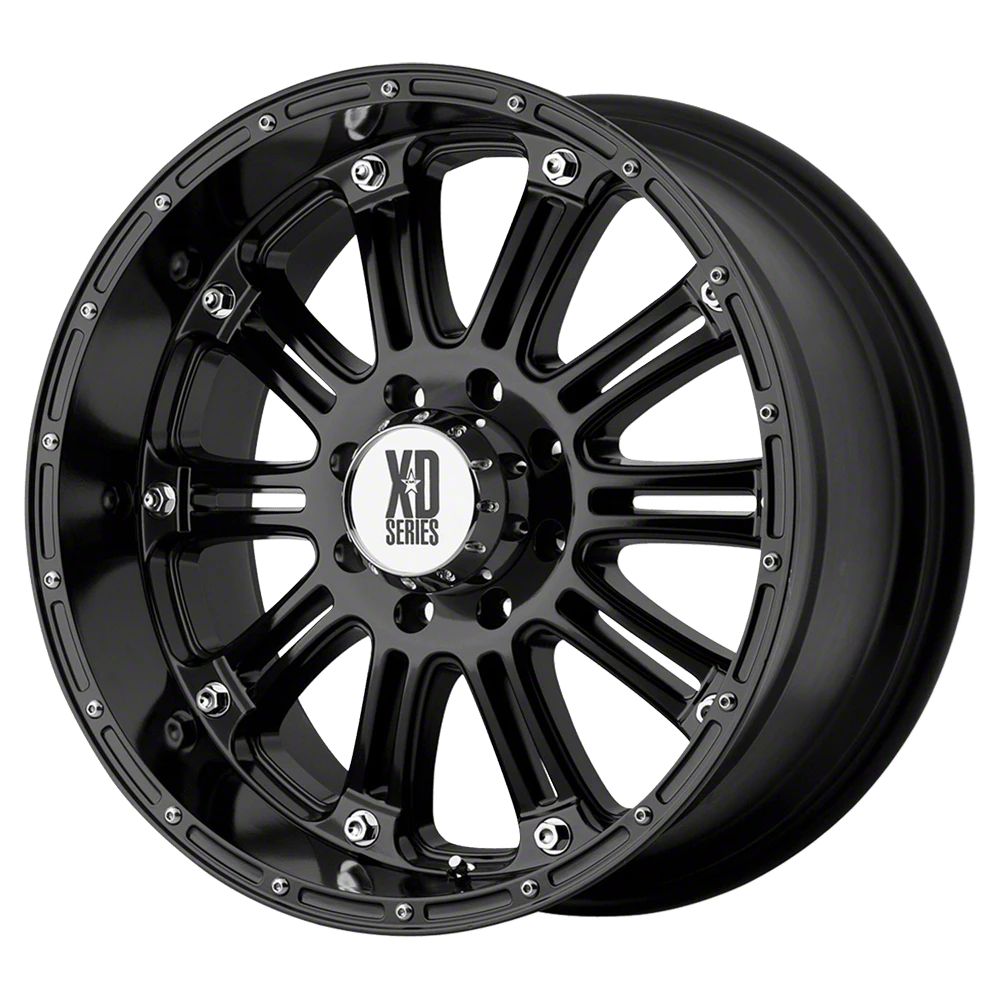 XD Jeep Wrangler Hoss Gloss Black Wheel; 18x9; 18mm Offset ...