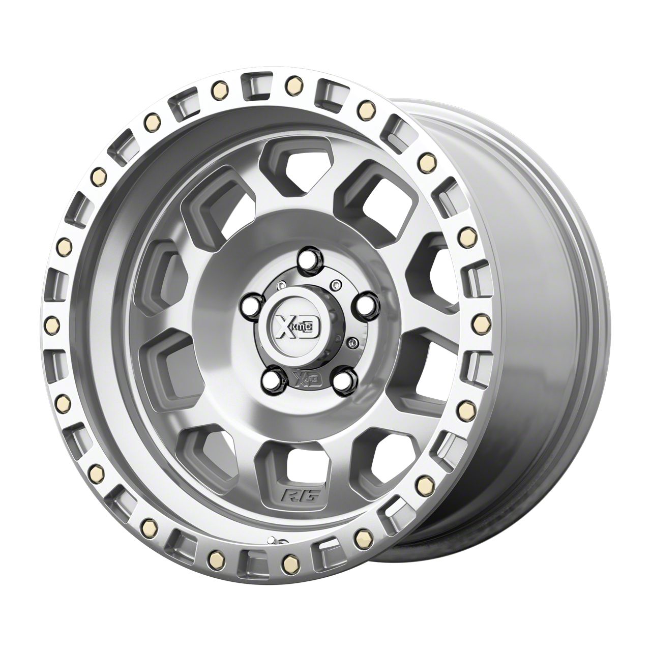 XD Jeep Wrangler RG2 Machined Wheel; 18x9; 0mm Offset XD13289050500 (07 ...