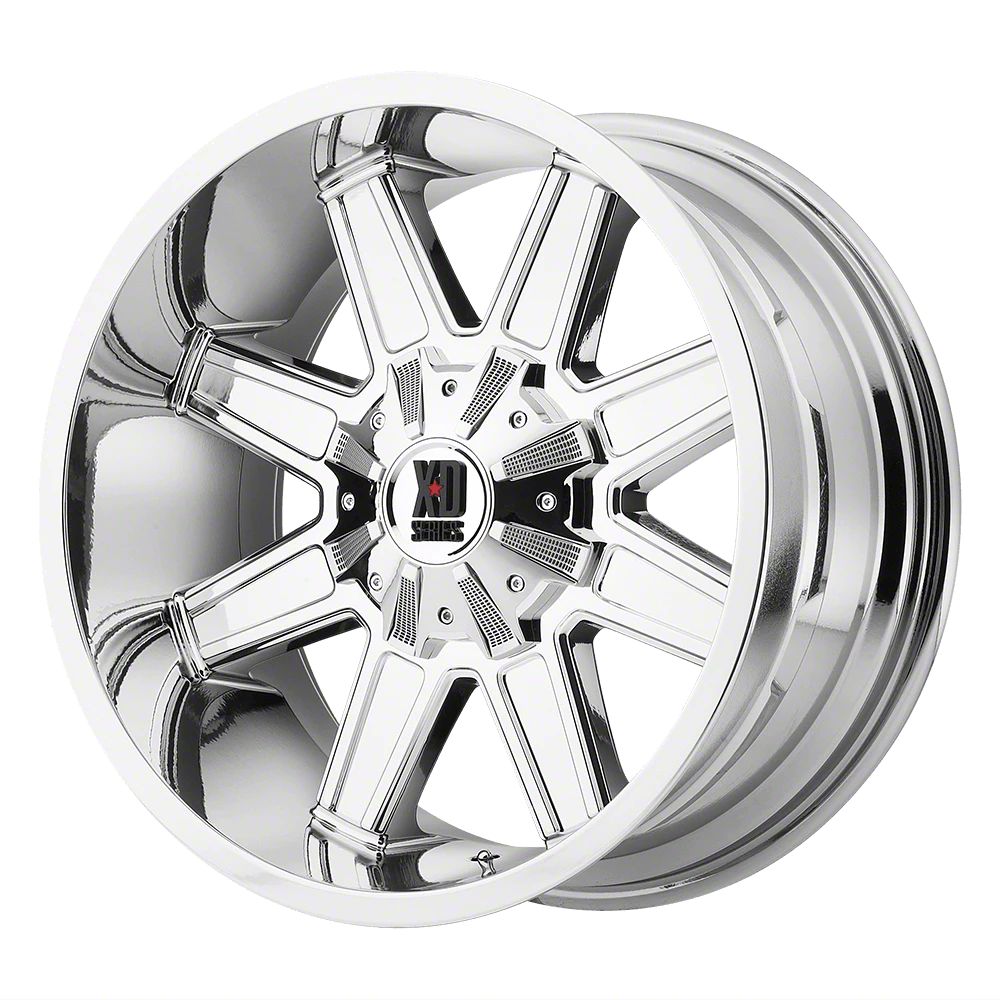 XD Jeep Wrangler Trap PVD Chrome Wheel; 18x10; -24mm Offset ...