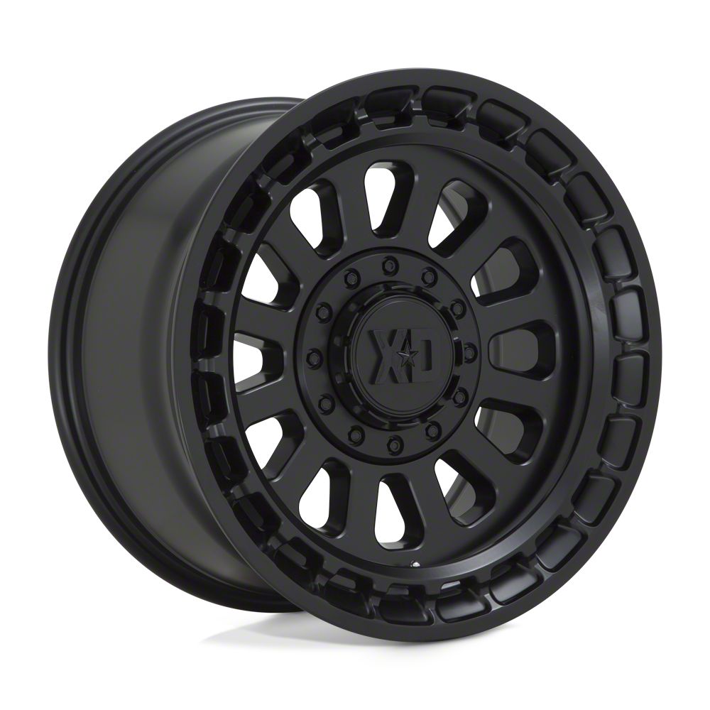 XD Jeep Wrangler Omega Satin Black Wheel; 17x9; 0mm Offset ...