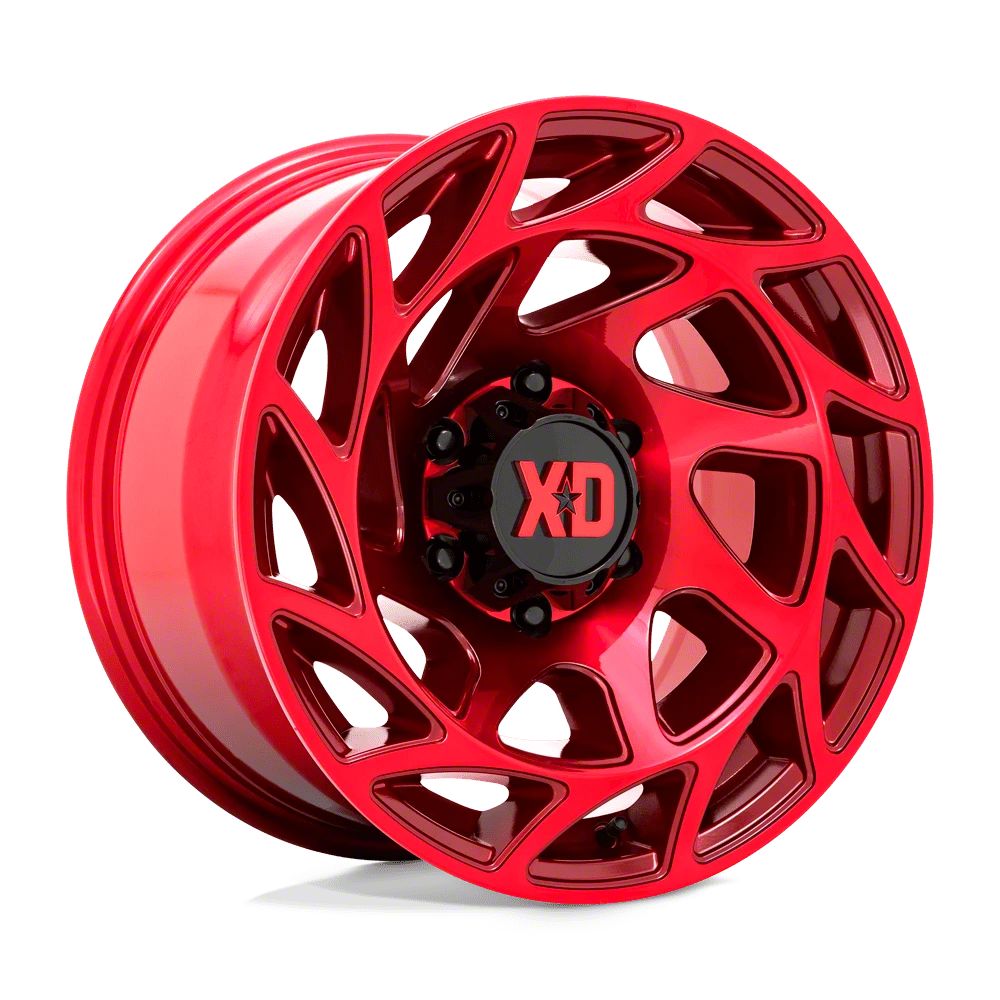 XD Jeep Wrangler Onslaught Candy Red Wheel; 20x12; -44mm Offset ...