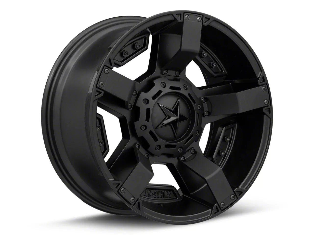 XD Jeep Wrangler Rockstar II Matte Black Wheel; 18x9; 30mm XD Jeep Wrangler Rockstar II Matte Black Wheel; 18x9; 30mm