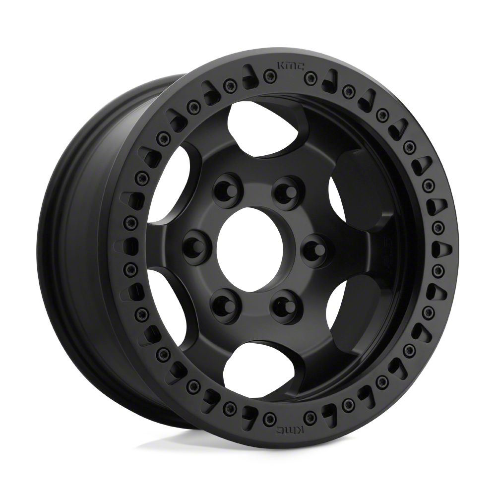 XD Jeep Wrangler RG Race Beadlock Satin Black Wheel; 17x8.5; 0mm Offset ...