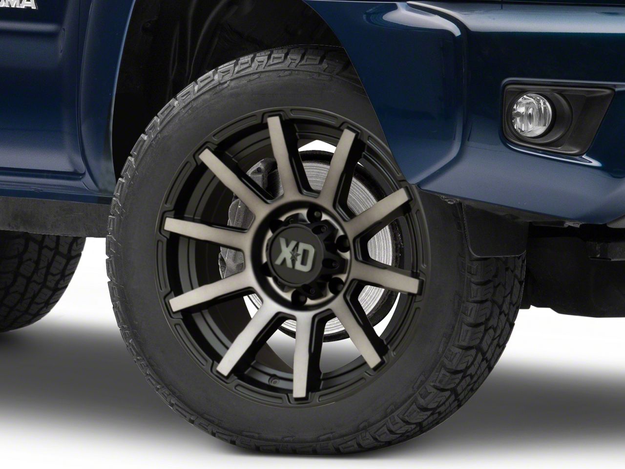 XD Tacoma Outbreak Satin Black with Gray Tint 6-Lug Wheel; 20x9; 0mm ...