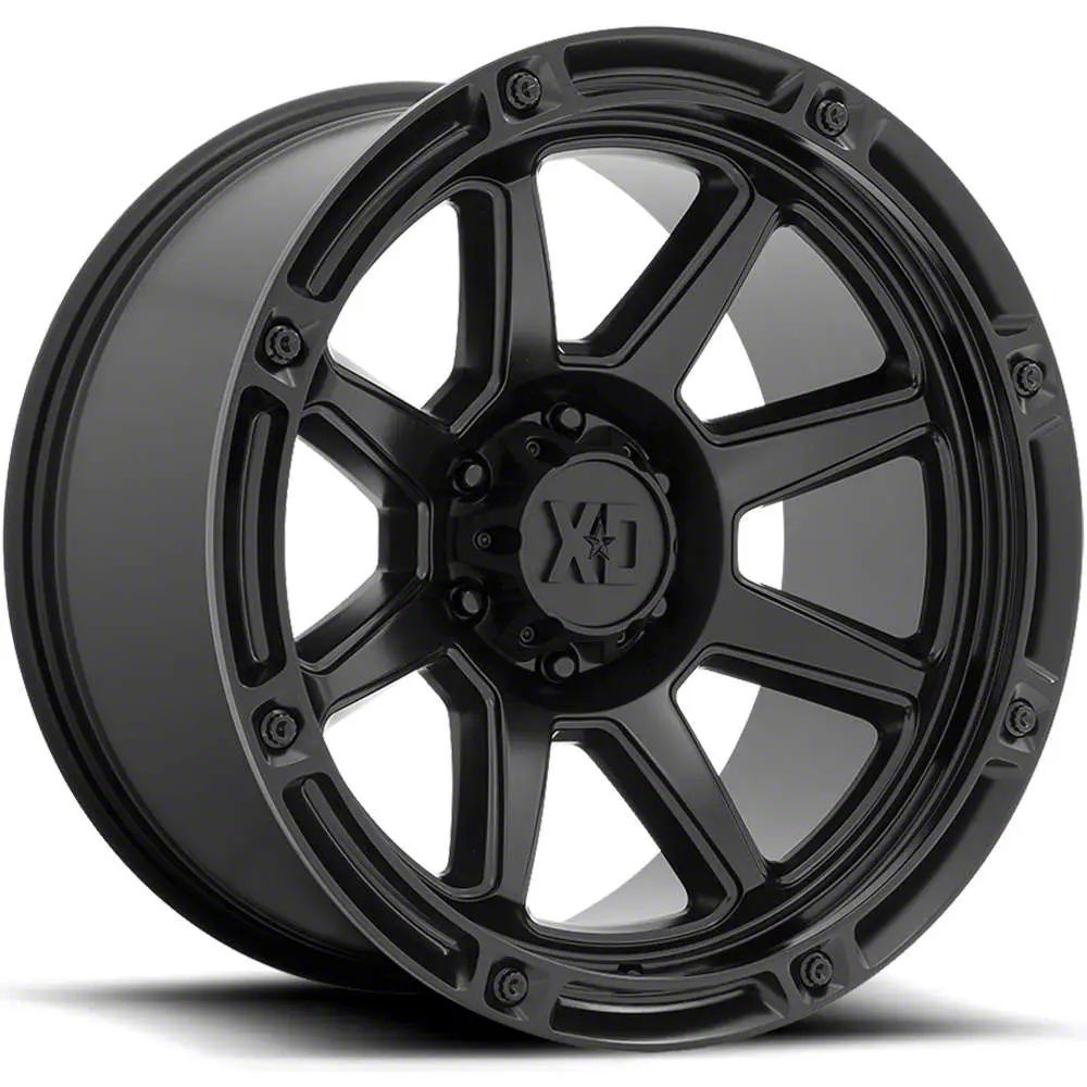XD Tacoma Satin Black 6-Lug Wheel; 20x12; -44mm Offset XD86321268744N ...