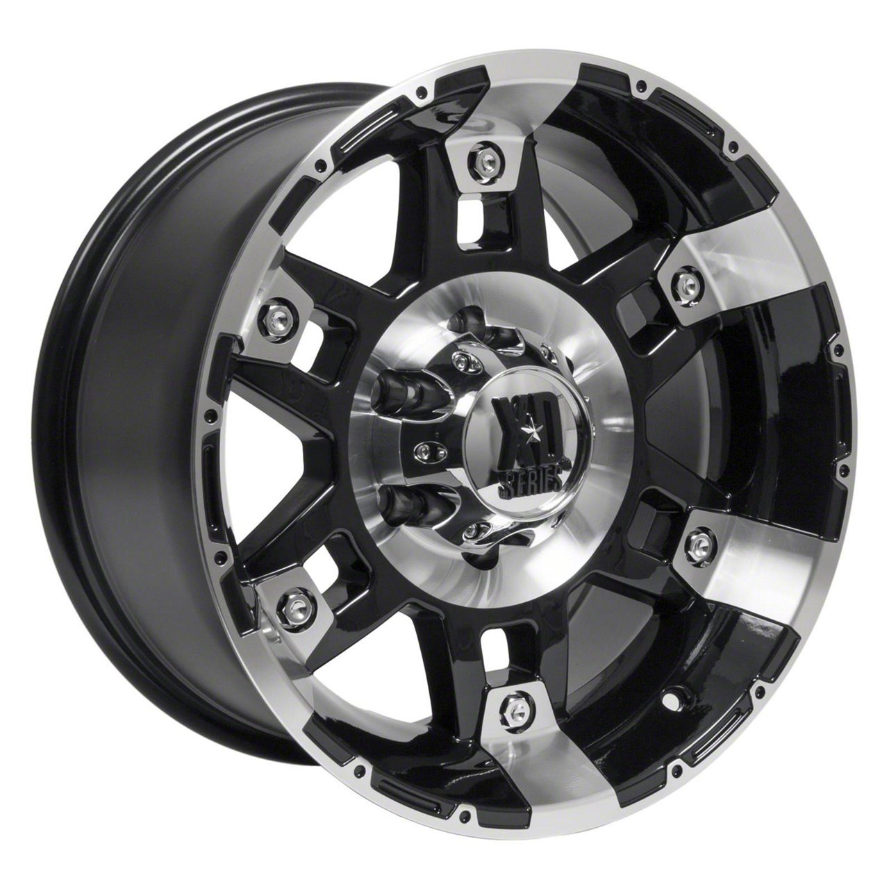 XD Tacoma Spy Gloss Black Machined 6-Lug Wheel; 17x9; -12mm Offset ...