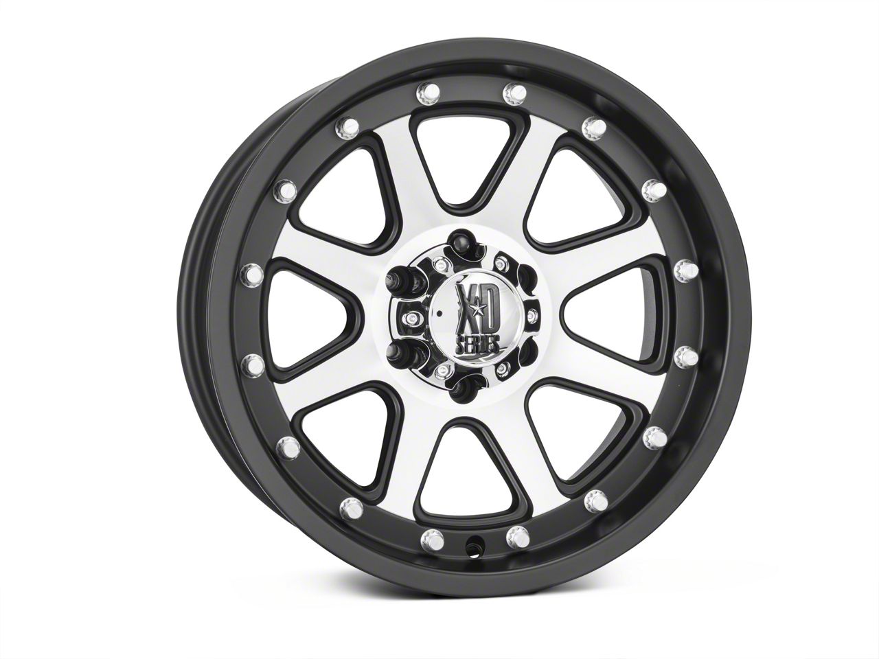 XD Titan XD Addict Matte Black Machined 6-Lug Wheel; 18x9; 18mm Offset ...