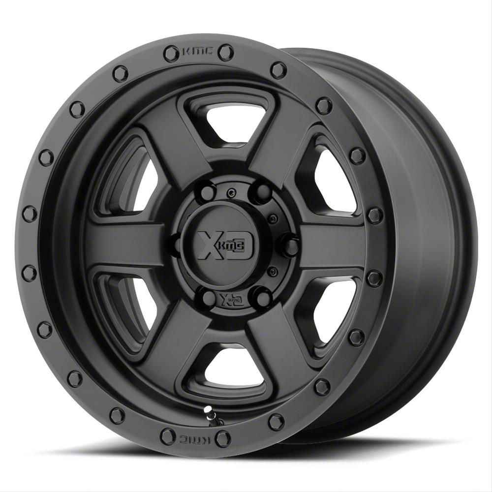 XD Titan XD Fusion Off-Road Satin Black 6-Lug Wheel; 18x9; 0mm Offset ...