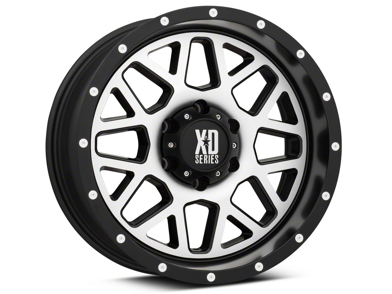 XD Titan XD Grenade Satin Black Machined 6-Lug Wheel; 20x10; -24mm ...