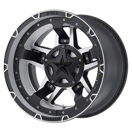 XD Titan XD Rockstar III Matte Black Machined 6-Lug Wheel; 20x9; -12mm ...