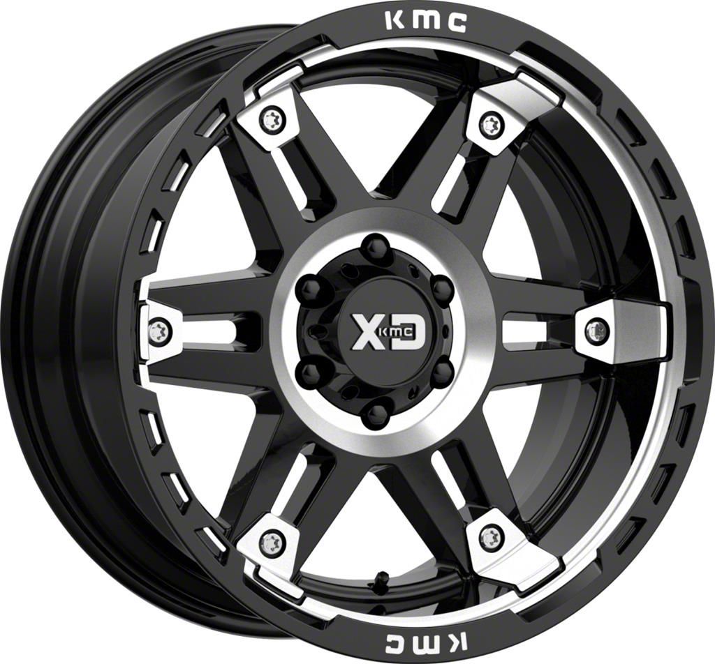XD Titan XD Spy II Gloss Black Machined 6-Lug Wheel; 20x10; -18mm ...