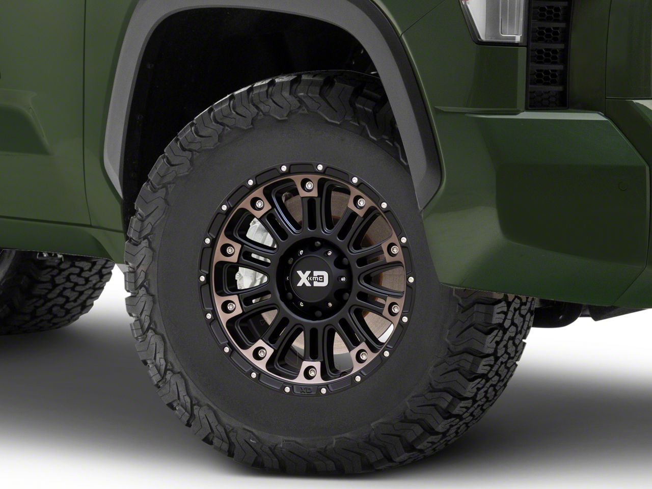 XD Tundra Hoss II Satin Black Machined with Dark Tint 6-Lug Wheel; 17x9 ...