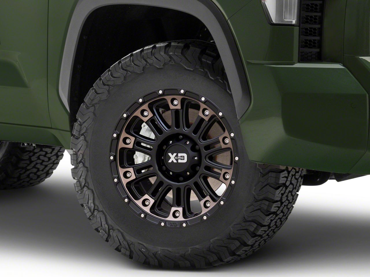 XD Tundra Hoss II Satin Black Machined with Dark Tint 6-Lug Wheel; 18x9 ...
