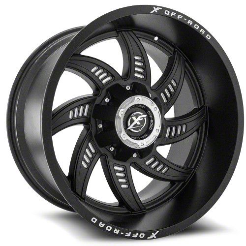 XF Offroad Toyota 4-Runner XF-206 Matte Black Milled 6-Lug Wheel; 20x9 ...