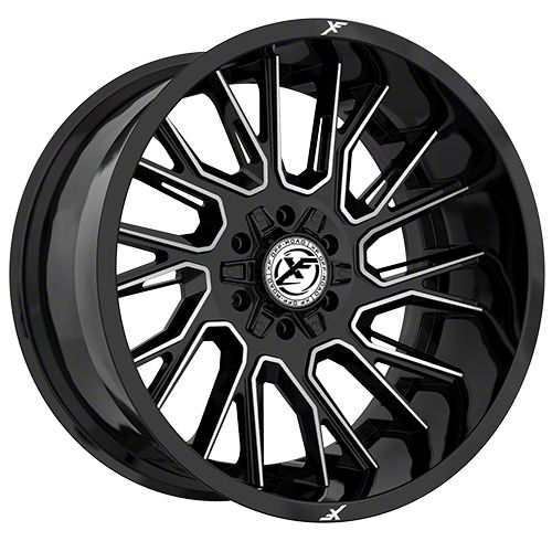 XF Offroad Toyota 4-Runner XF-230 Gloss Black Machined 6-Lug Wheel ...