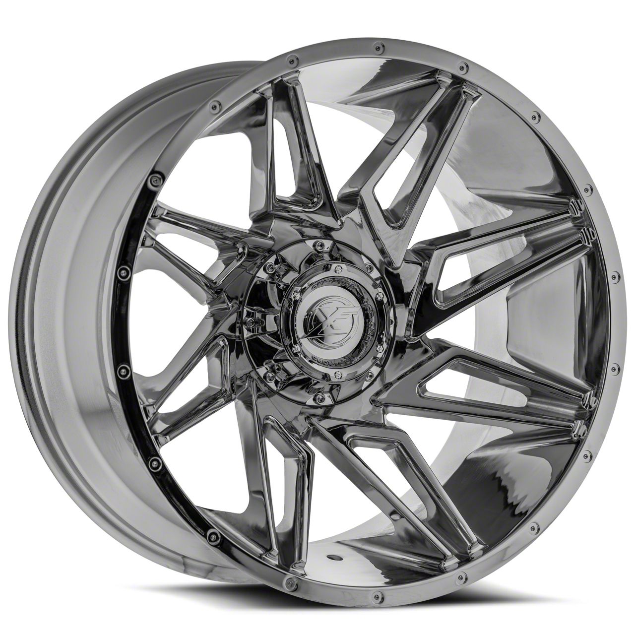 XF Offroad Toyota 4-Runner XF-218 Chrome 6-Lug Wheel; 22x12; -44mm ...