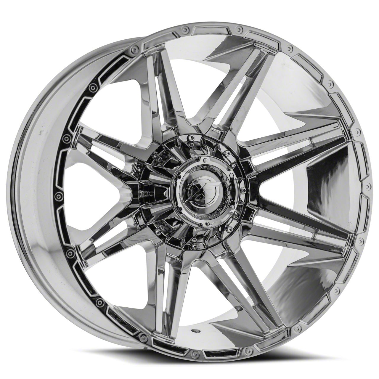 XF Offroad Toyota 4-Runner XF-220 Chrome 6-Lug Wheel; 22x12; -44mm ...