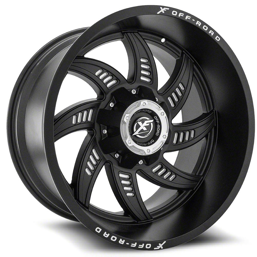 XF Offroad Jeep Grand Cherokee XF-206 Matte Black Wheel; 20x9; 12mm ...