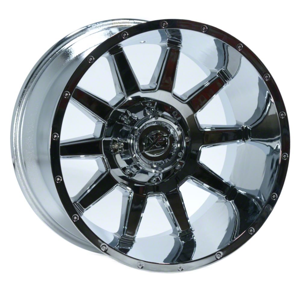 XF Offroad Jeep Wrangler XF-219 Chrome Wheel; 20x12; -44mm Offset XF ...
