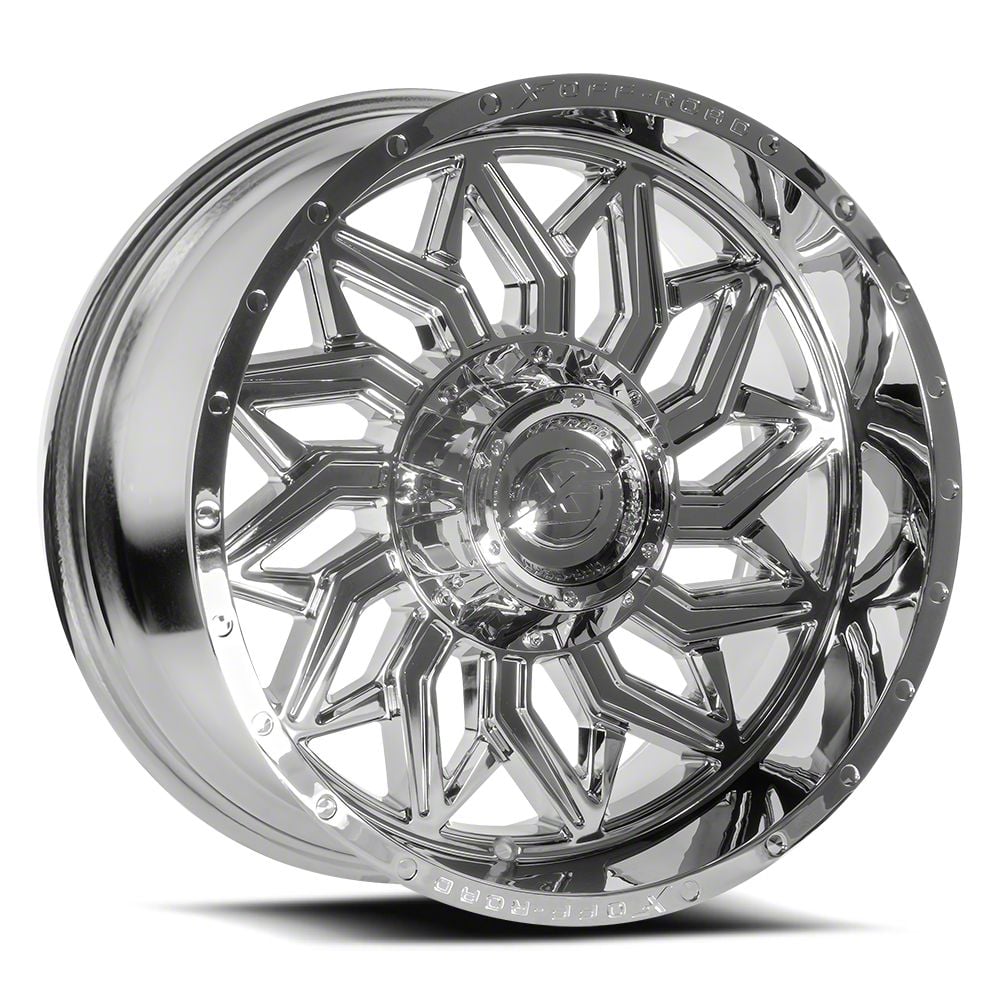 XF Offroad Jeep Wrangler XF-228 Chrome Wheel; 20x10; -12mm Offset XF ...