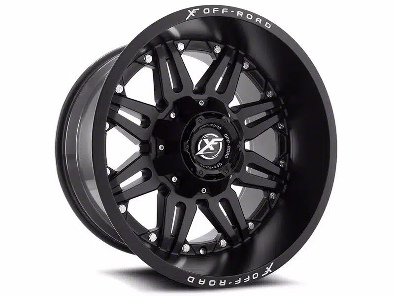 XF Offroad Tacoma XF-204 Matte Black 6-Lug Wheel; 18x9; -12mm Offset XF ...