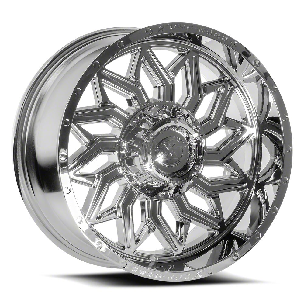 XF Offroad Titan XF-228 Chrome 6-Lug Wheel; 20x10; -12mm Offset XF ...