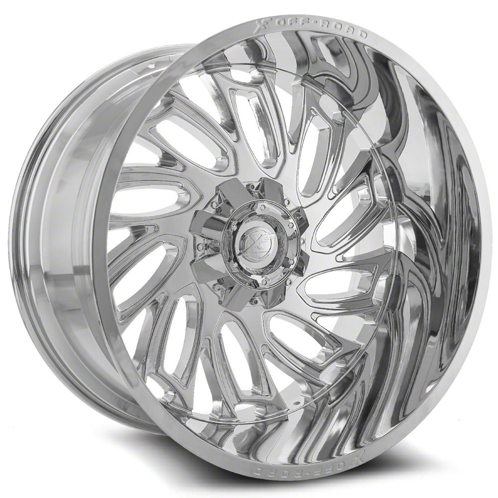 XF Offroad Titan XD XF-207 Chrome 6-Lug Wheel; 24x14; -76mm Offset XF ...