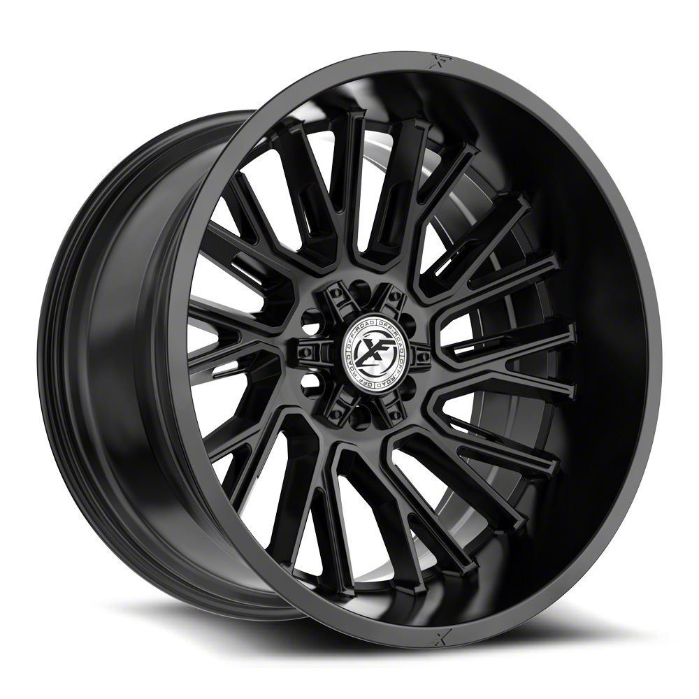 XF Offroad Tundra XF-230 Satin Black 6-Lug Wheel; 22x12; -44mm Offset ...