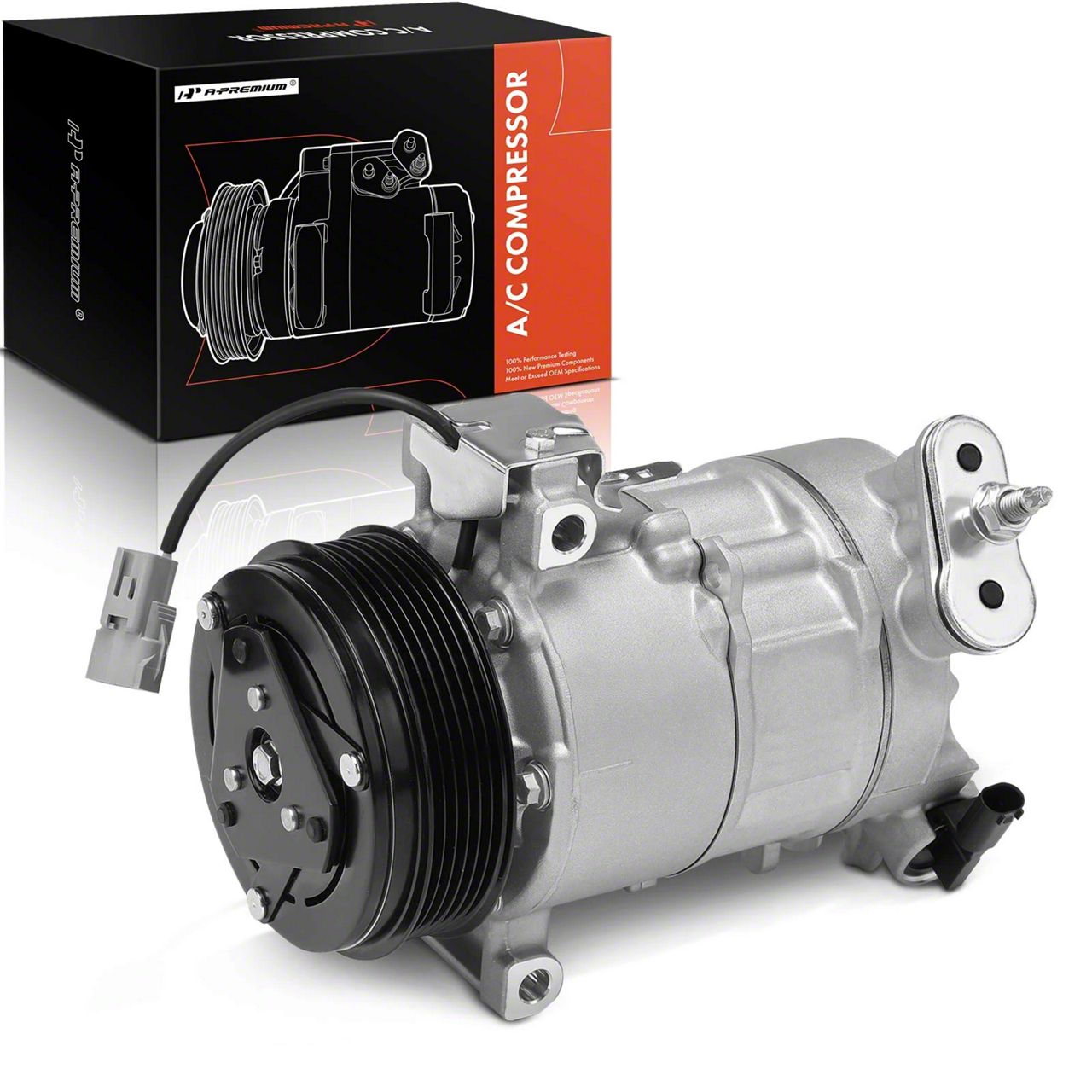 Jeep Renegade A/C Compressor with Clutch and Pulley (15-21 2.4L Jeep ...