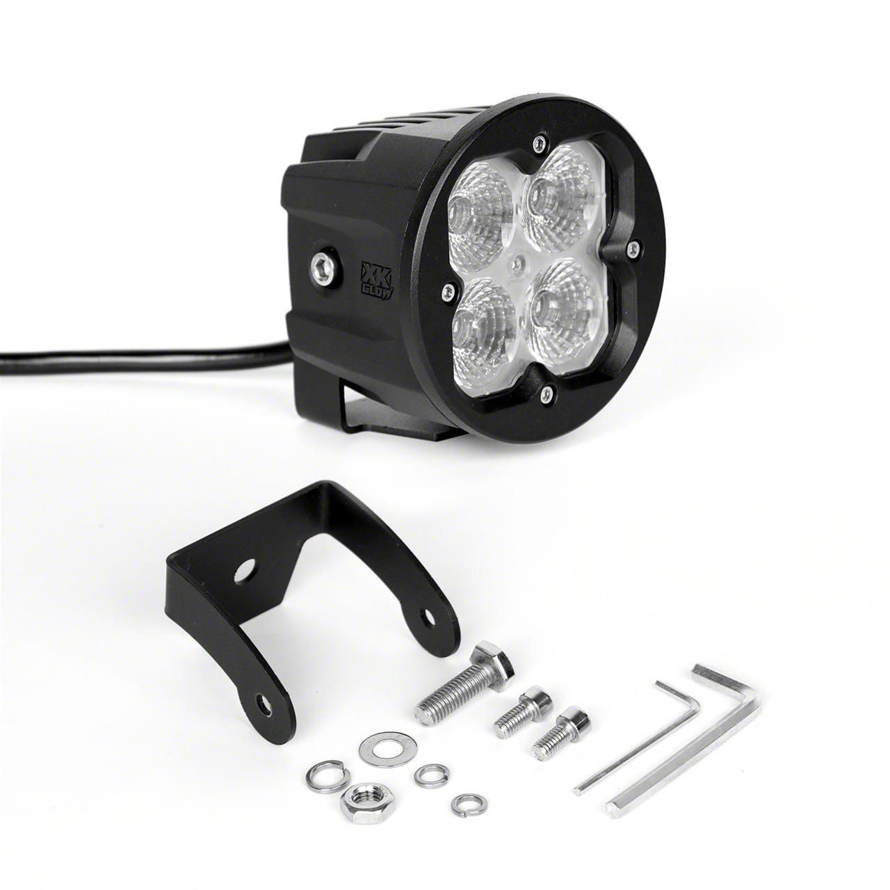 XK Glow Frontier App Controlled C3 Round LED Cube Light Kit with ...