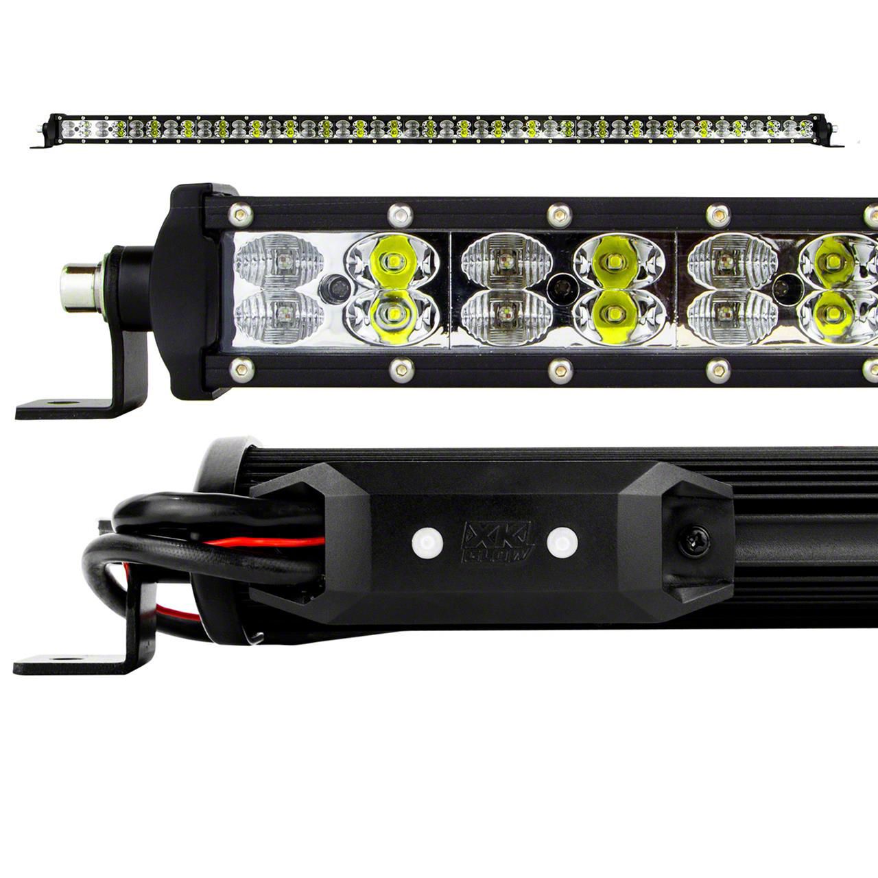 XK Glow Jeep Renegade App Controlled 50-Inch RGBW LED Light Bar with ...