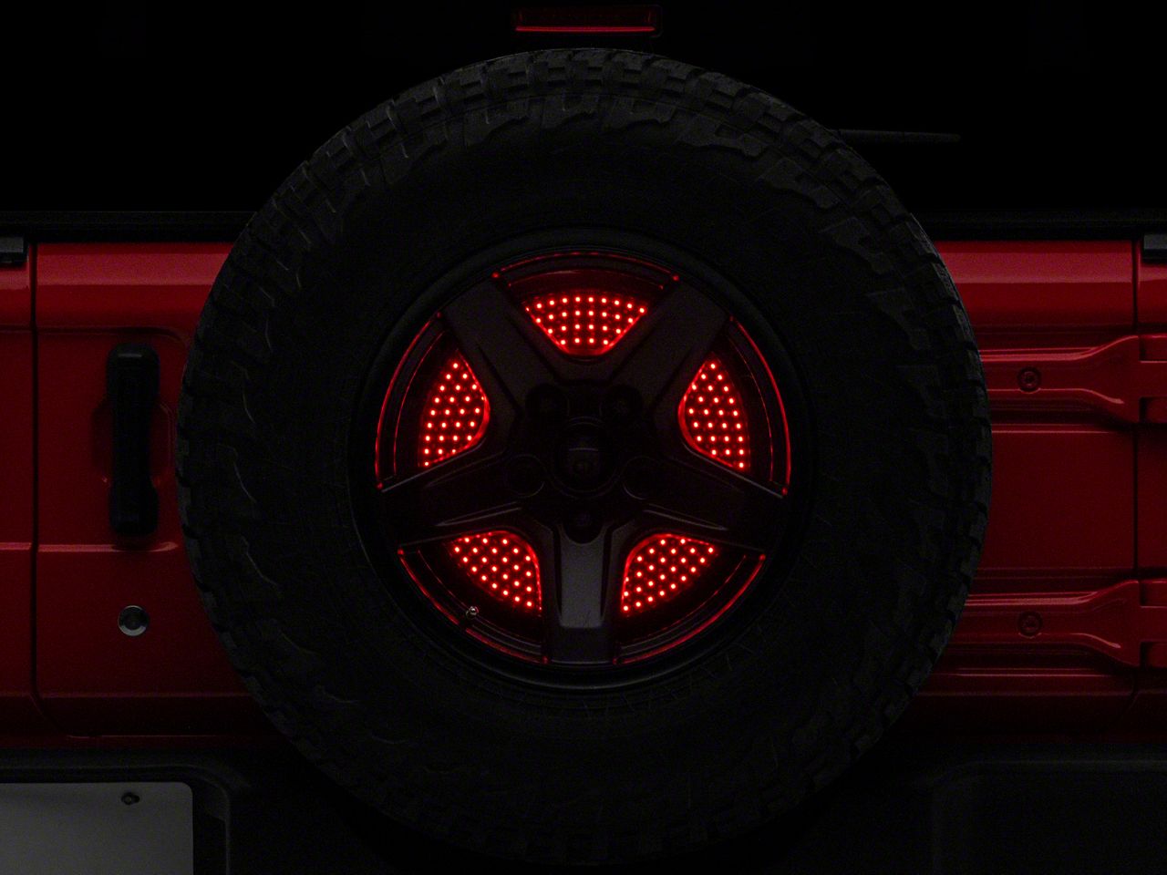 XK Glow Jeep Wrangler 5th Wheel Light with Sequential Turn Signal/Brake ...