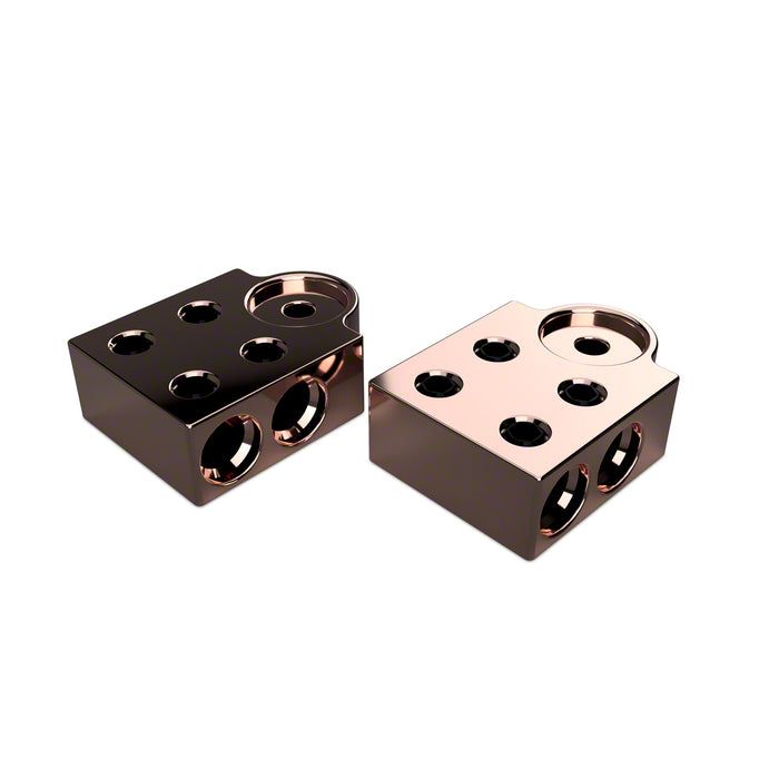 XS Power Toyota 4-Runner 700 Series Copper Terminal Blocks; 4 Wire; 1/0 ...