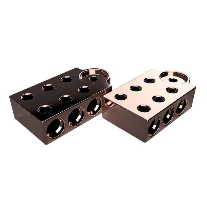 XS Power Toyota 4-Runner 700 Series Copper Terminal Blocks; 6 Wire; 1/0 ...