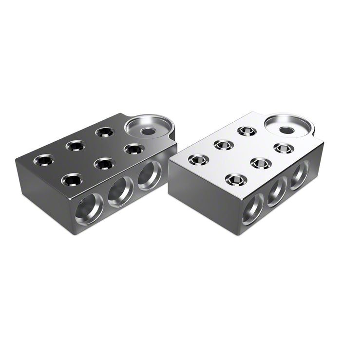 XS Power Tundra 600 Series Aluminum Terminal Blocks; 6 Wire; 1/0 AWG TB ...