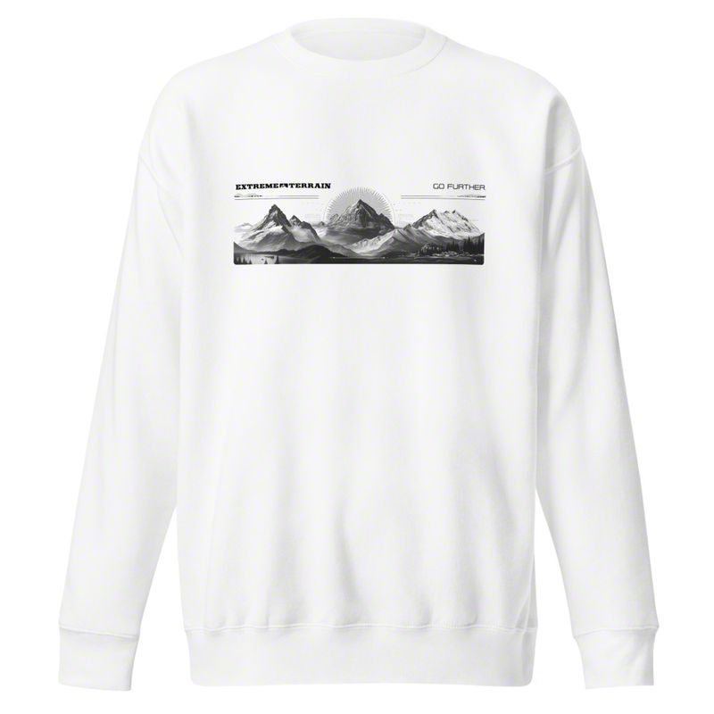 Universal XT XT Go Further Crew Neck Sweatshirt; White - Free Shipping