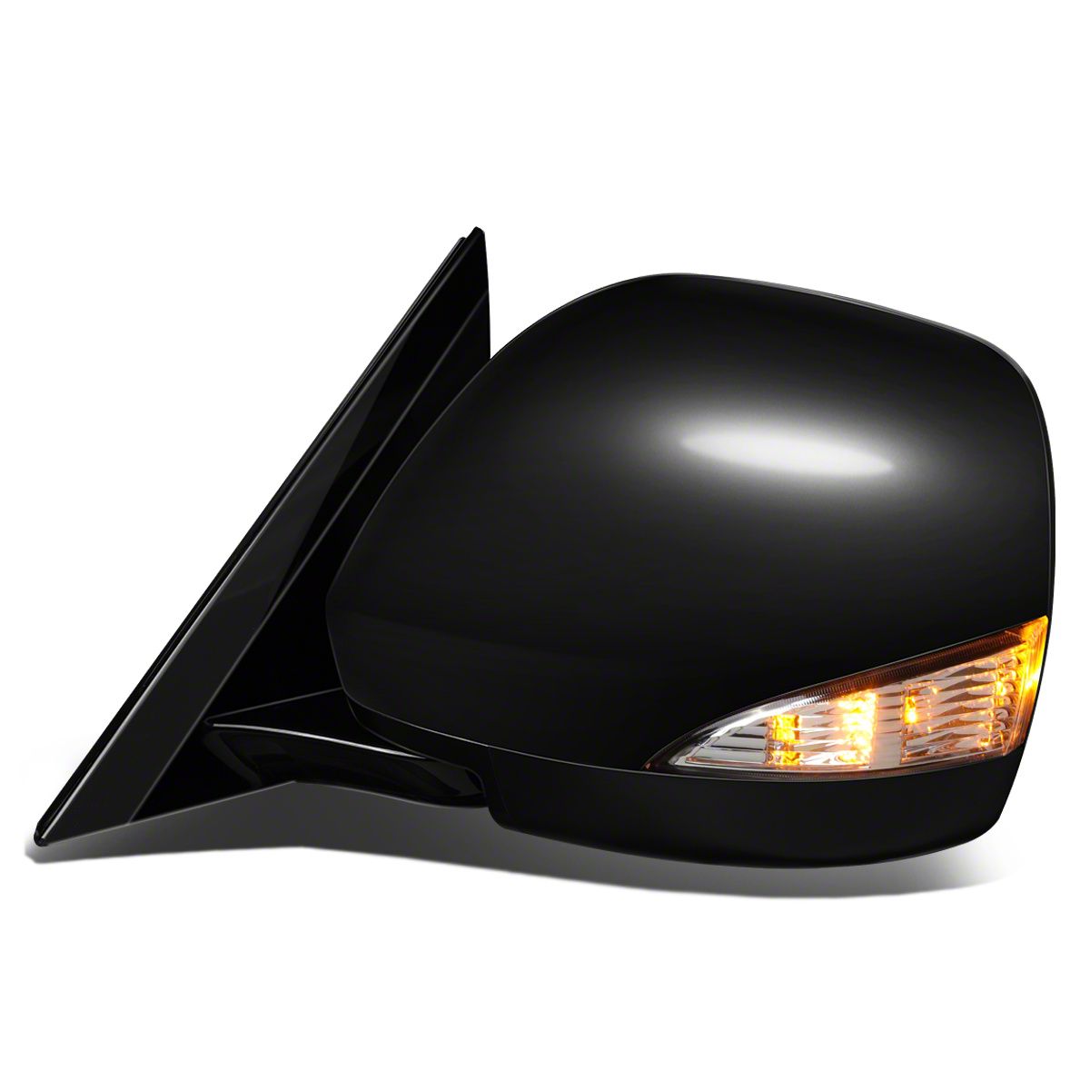 Titan Powered Heated Power Folding Mirror with Turn Signal; Driver Side ...