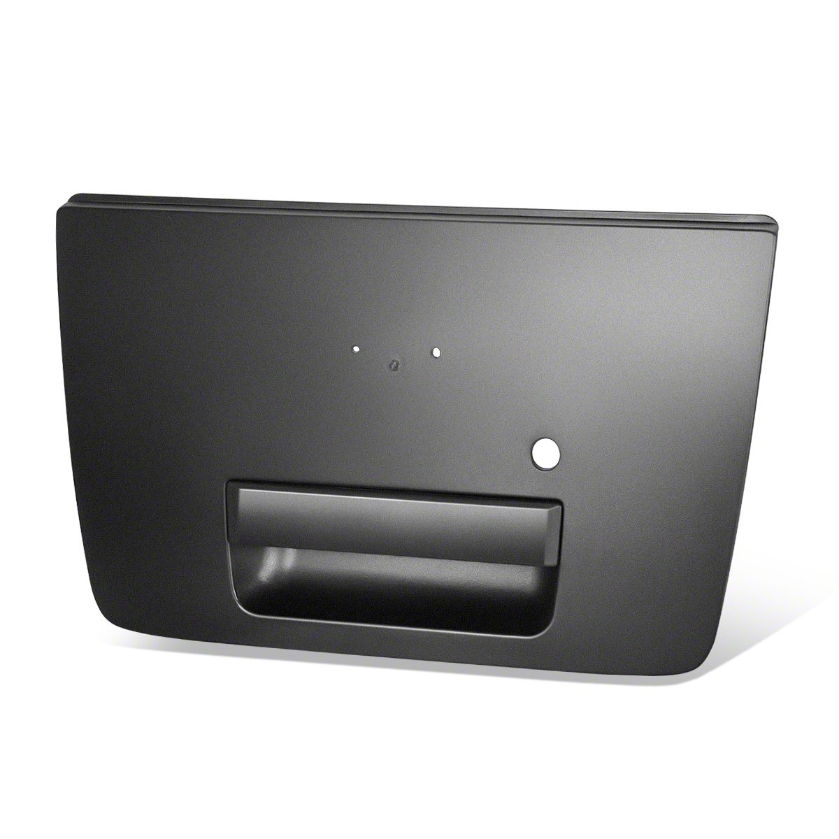 Titan Tailgate Handle Cover with Keyhole; Matte Black (04-12 Titan ...