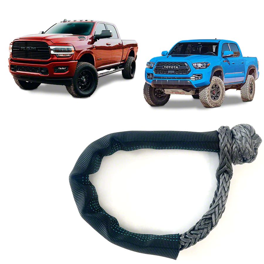 Yankum Ropes Jeep Cherokee 7/16-Inch Soft Shackle; 9,100 lb. YRSLSCS043 ...