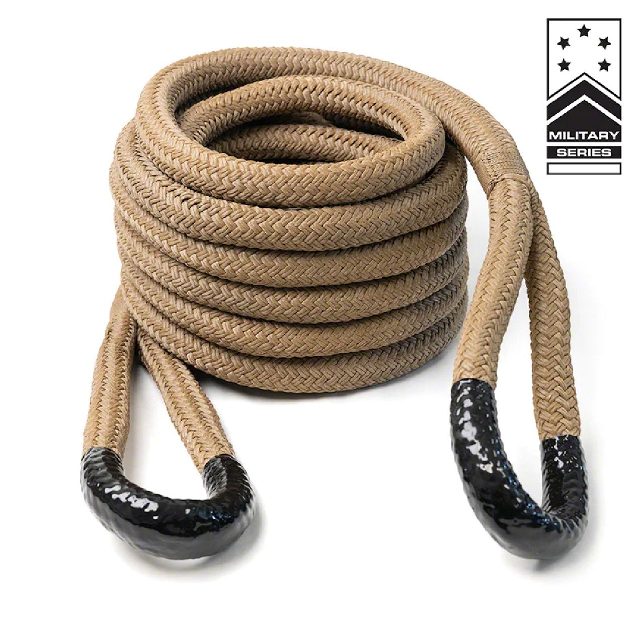 Yankum Ropes Jeep Cherokee 7/8-Inch x 30-Foot Kinetic Rope; Desert Tan ...