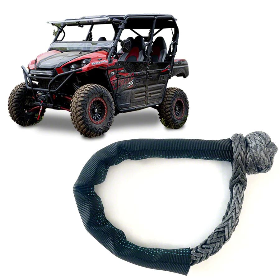 Yankum Ropes Jeep Gladiator 5/16-Inch Soft Shackle; 5,800 lb ...