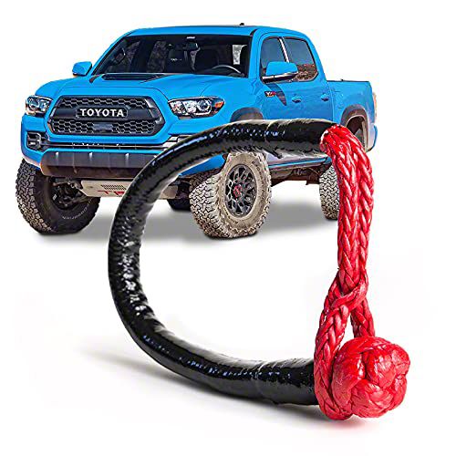 Yankum Ropes Jeep Wrangler 3/8-Inch Dipped Soft Shackle; 8,700 lb ...