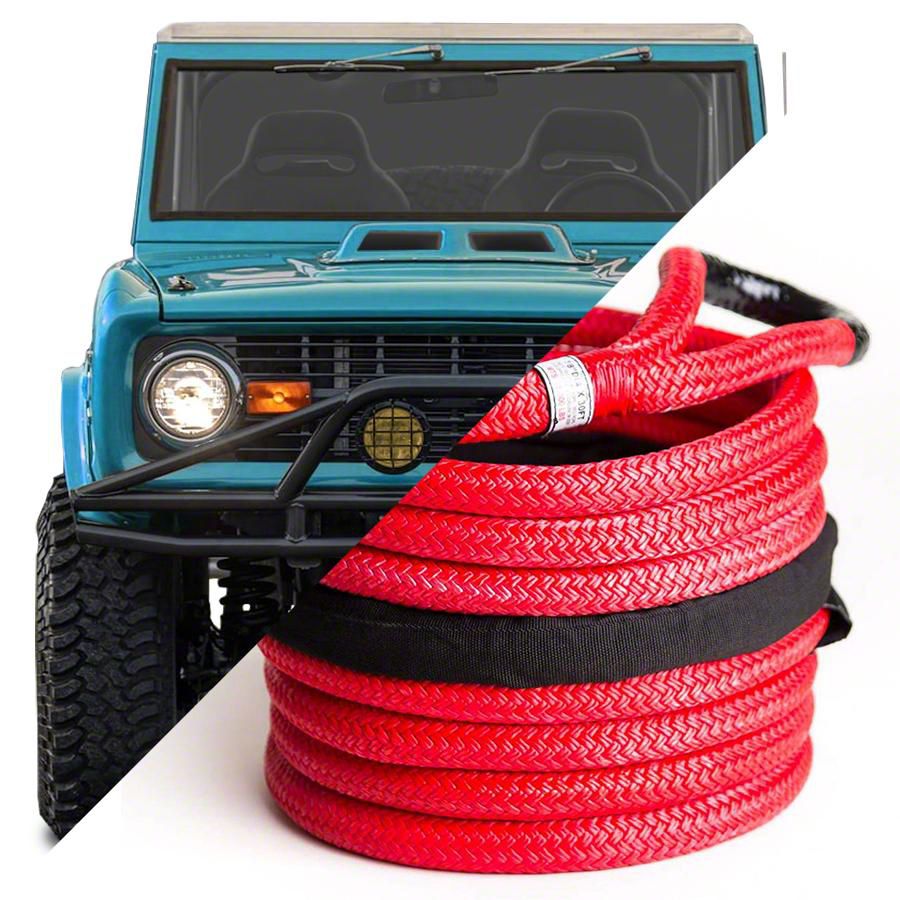 Yankum Ropes Jeep Wrangler 7/8-Inch x 20-Foot Kinetic Recovery Rope ...