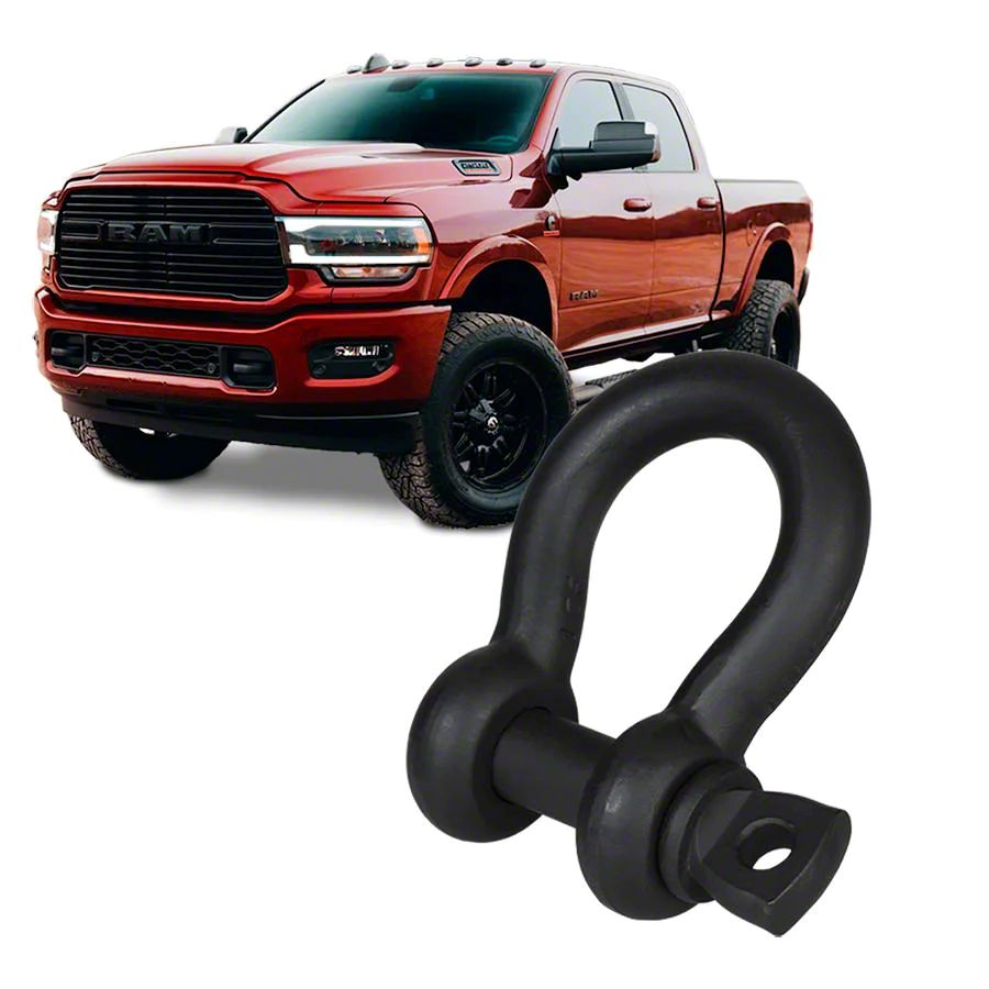 Yankum Ropes Titan XD 7/8-Inch Black Hard Shackle; 4.75 Ton MGPBTS087 ...