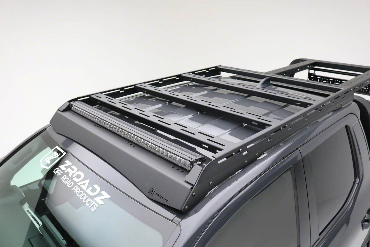 ZRoadz Tacoma Roof Rack with LED Diffuser and 40-Inch Single Row LED ...