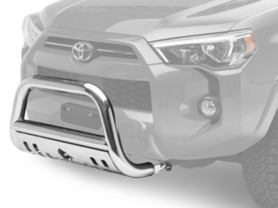 Toyota 4-Runner Bull Bar with Skid Plate; Stainless Steel (10-24 ...