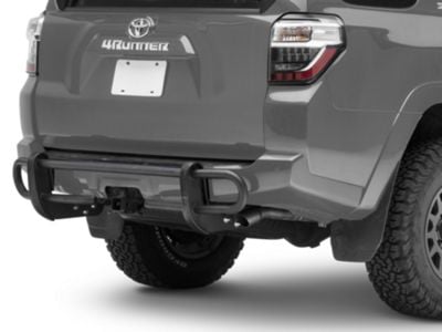 Toyota 4-Runner Rear Bumper Guard; Double Tube; Black (03-24 4Runner ...