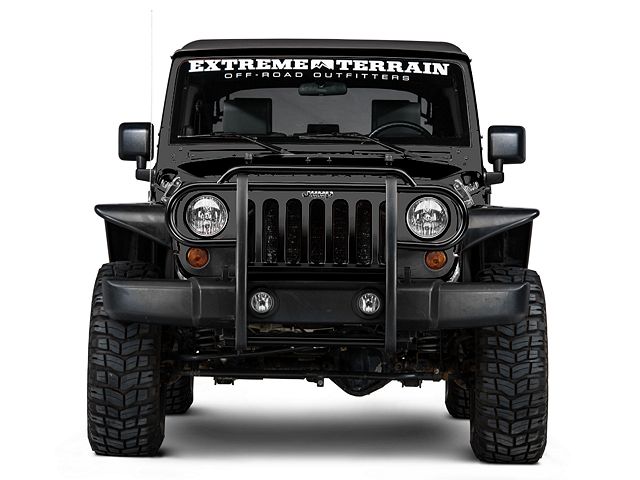 RedRock Jeep Wrangler Grille Guard; Gloss Black J100580 (07 RedRock Jeep Wrangler Grille Guard; Gloss Black J100580 (07