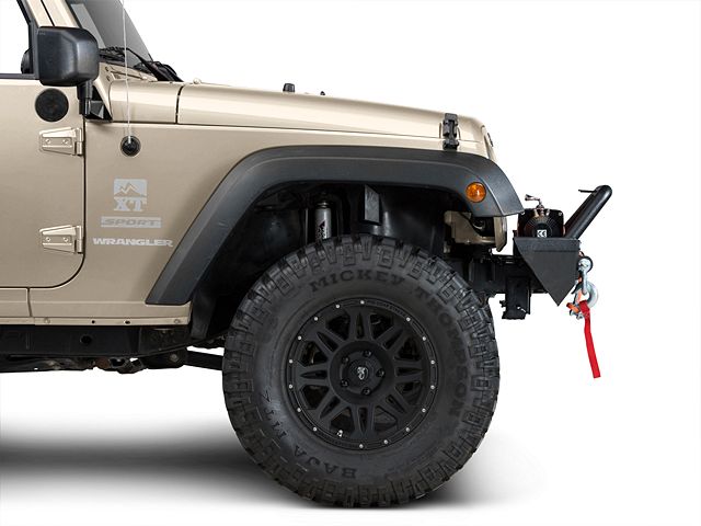 Barricade Jeep Wrangler Trail Force HD Front Bumper with LED Barricade Jeep Wrangler Trail Force HD Front Bumper with LED